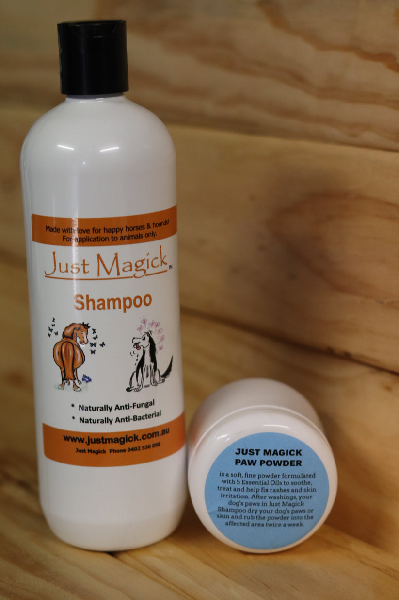 ..JUST MAGICK SHAMPOO & JUST MAGICK PAW POWDER – Just Magick